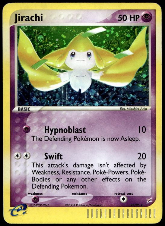 Jirachi 97/95 Holo Secret Rare EX Team Aqua & Team Magma (Neu (gemäss ...