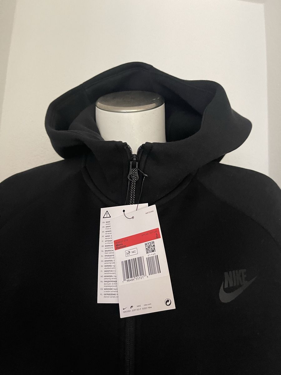 Veste Nike Tech Fleece, Noir, Neuve avec étiquette, Taille L (Neuf avec ...