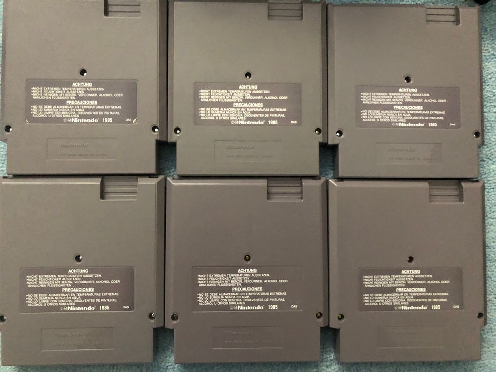 NES Konsole komplett mit 6 Games, Pal B & Anleitungen (Gebraucht) in ...