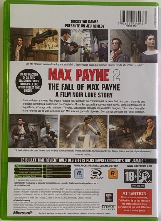 Max Payne 2 : The Fall of Max Payne (Xbox) | Kaufen auf Ricardo