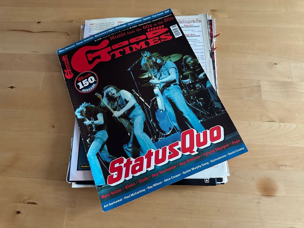 STATUS QUO tolle rare Berichte + Poster (Gebraucht) in für CHF 17.9 ...