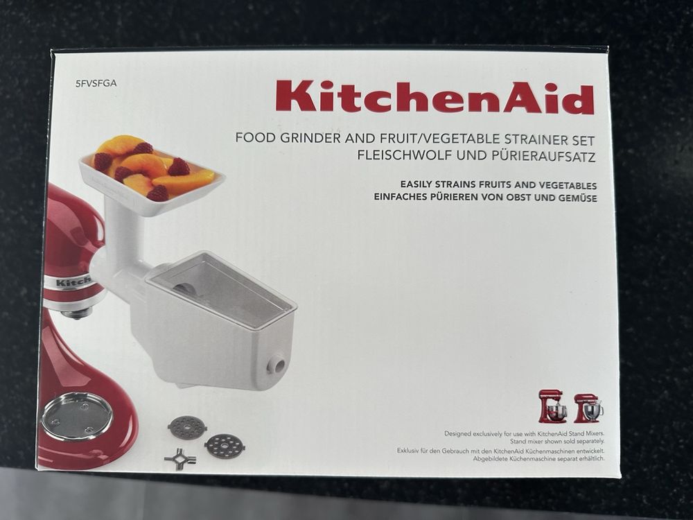 Kitchenaid 5FVSFGA FLEISCHWOLF UND PÜRIER-SET | Kaufen auf Ricardo
