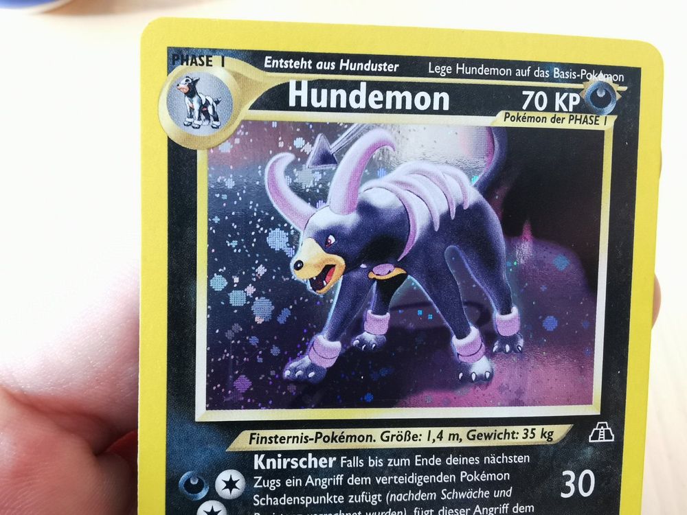 POKEMON HUNDEMON HOLO NEO DISCOVERY MINT | Kaufen auf Ricardo
