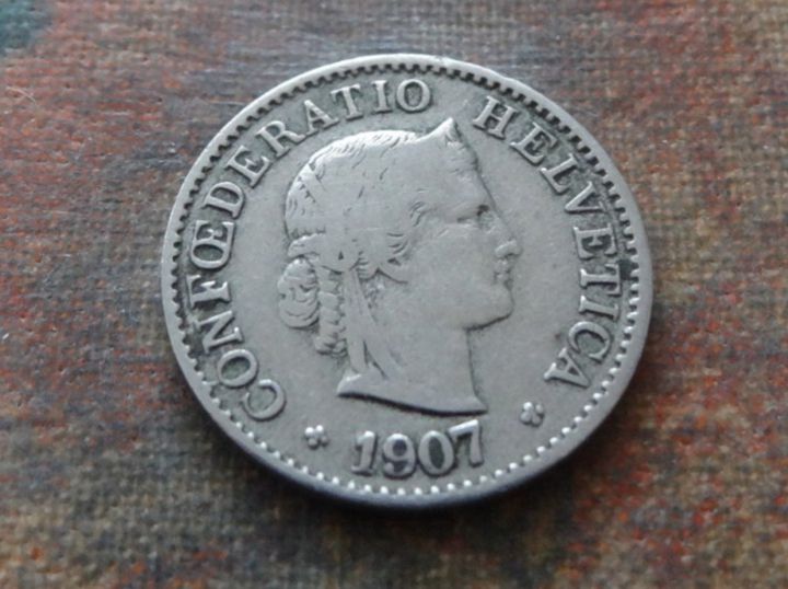 5 Rp. 1907 (Gebraucht) in Romanel-sur-Lausanne für CHF 0.9 – mit Lieferung auf Ricardo kaufen