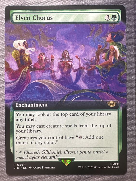 Elven Chorus Variant 0364 Lord of the Rings | Kaufen auf Ricardo