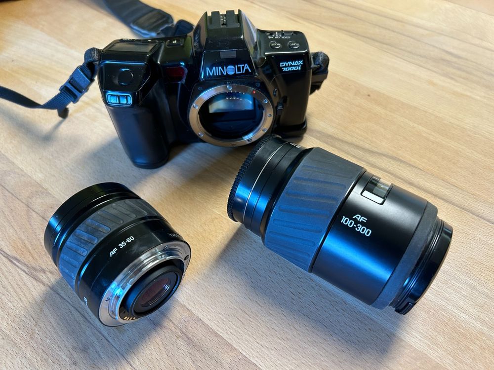 Minolta Dynax 7000i, AF 35-80mm, AF 100-300mm (Gebraucht) in St. Gallen ...