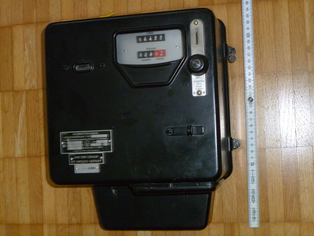 Münzautomat LANDIS & GYR, Zug, 20 Rappen, antik (Gebraucht) in Luzern für CHF 59 – mit Lieferung ...