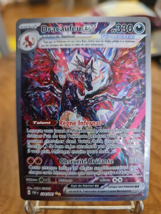 Destinées de Paldea - Dracaufeu ex shiny ALT - 234/091 - FR | Kaufen ...