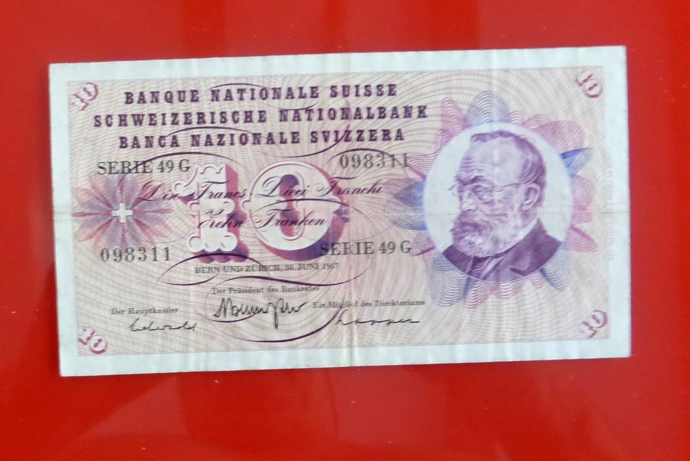 CH- Alte Noten 100 Fr, bis gesuchten 5 Fr NOTE alt Wert 185. (Gebraucht ...