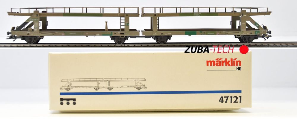 Märklin 47121 Autotransportwagen DB H0 WS mit OVP (Gebraucht) in St ...