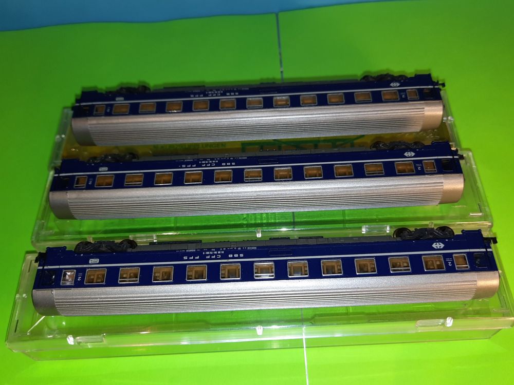 Roco 3 x 02272A Bcm Liegewagen Eurofima SBB, en bon état | Kaufen auf ...