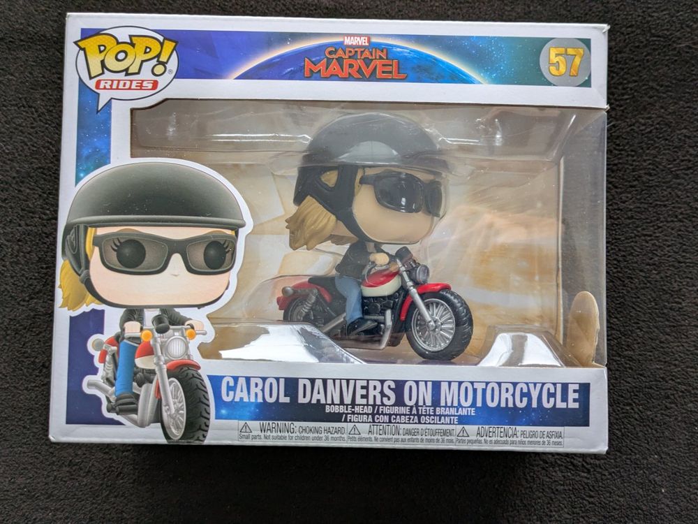 Funko Pop! Marvel - Carol Danvers on Motorcycle #57 (Neu (gemäss ...