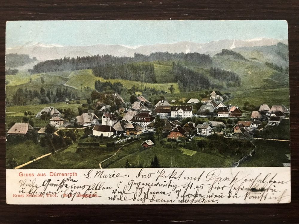 GRUSS AUS DÜRRENROTH farbige Generalansicht, Selhofer, 1906 | Kaufen auf Ricardo