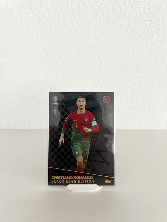 Cristiano Ronaldo Black Edge Edition Karte EM 2024 Topps (Neu und originalverpackt) in Grenchen ...