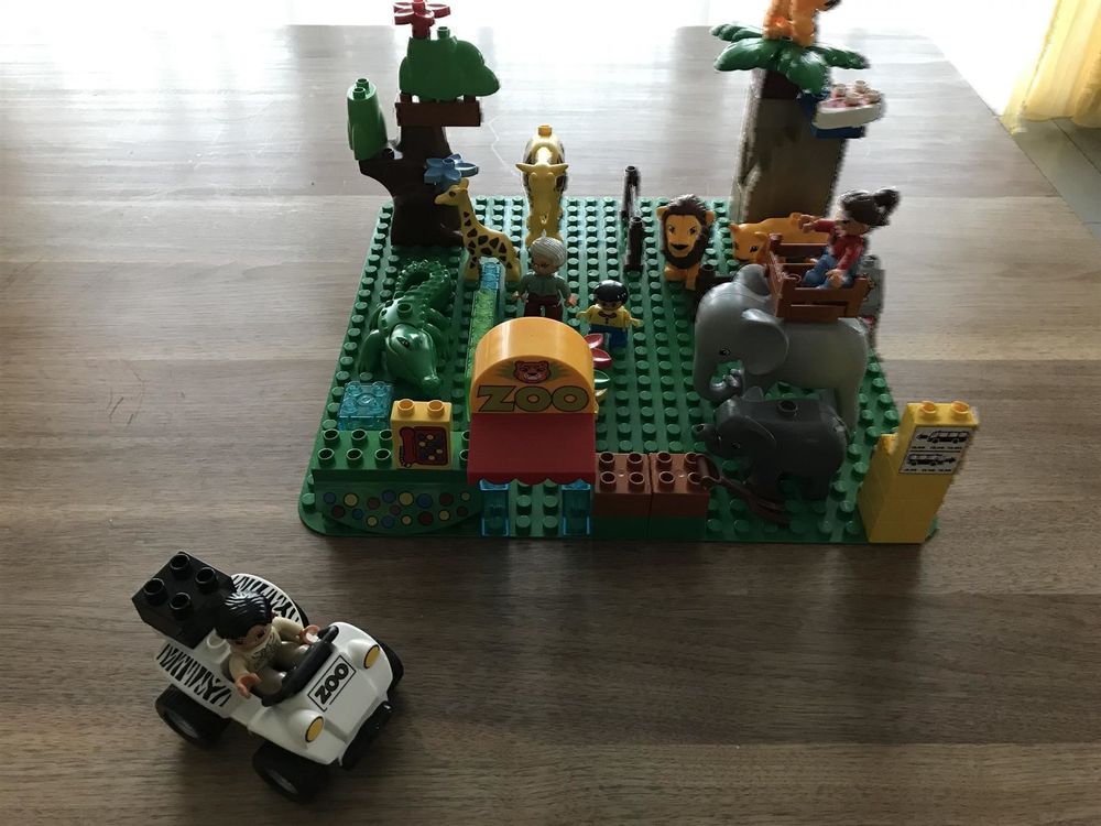 Duplo Zoo mit Platte und Fahrzeug | Kaufen auf Ricardo