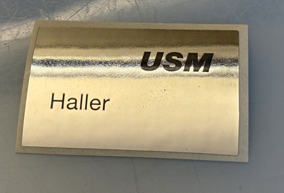 USM Haller Aufkleber Original top | Kaufen auf Ricardo