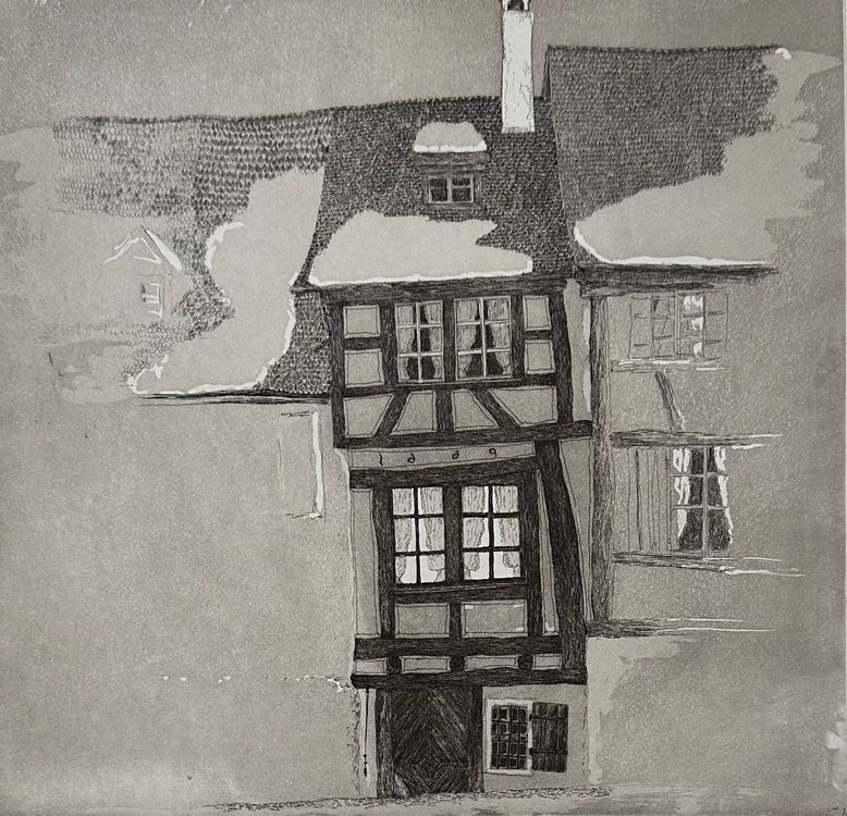 Walter Dick (1950) Radierung Handsigniert (Gebraucht) in Root für CHF 19 – nur Abholung auf ...