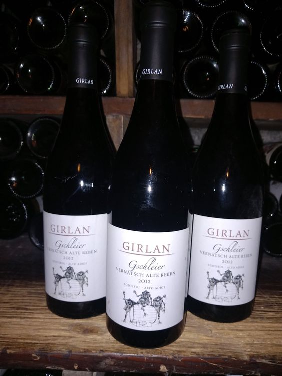 Lot de 3 Girlan Gschleier Vernatsch alte reben 2012 (Neu (gemäss ...