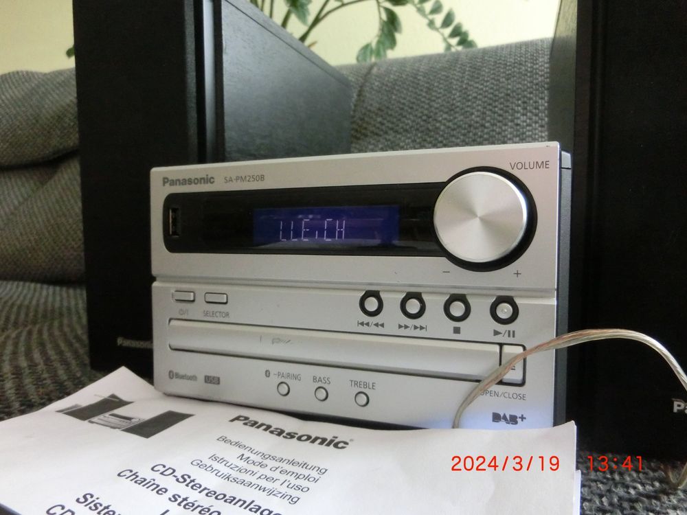 USB /CD/DAB+/ Blutooth Radio Panasonic SA PM-250B (Gebraucht) in ...