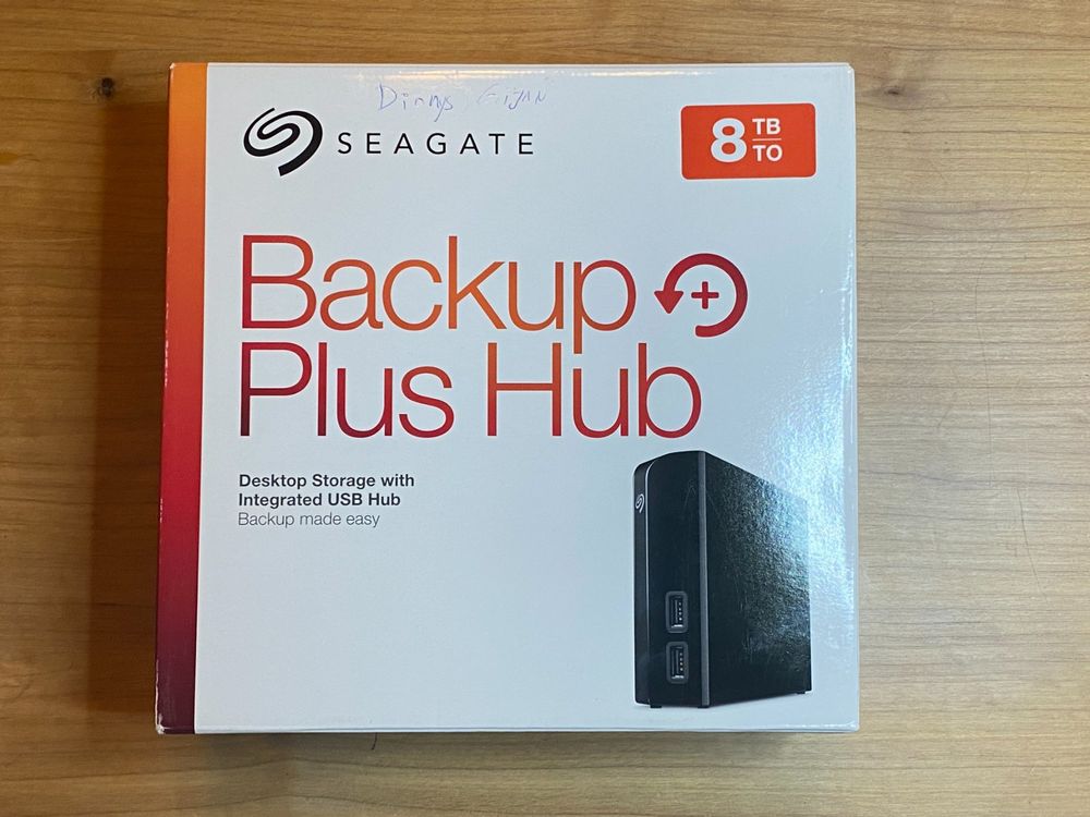 Externe hard disk 8TB, Seagate Backup Plus Hub, neu! | Kaufen auf Ricardo