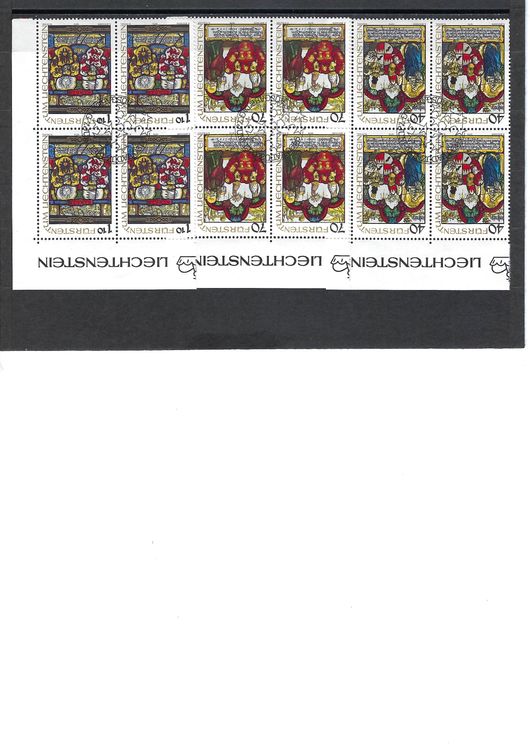 Viererblock Nr. 669-671 Fürstentum Liechtenstein (Neu (gemäss Beschreibung)) in Bronschhofen für ...