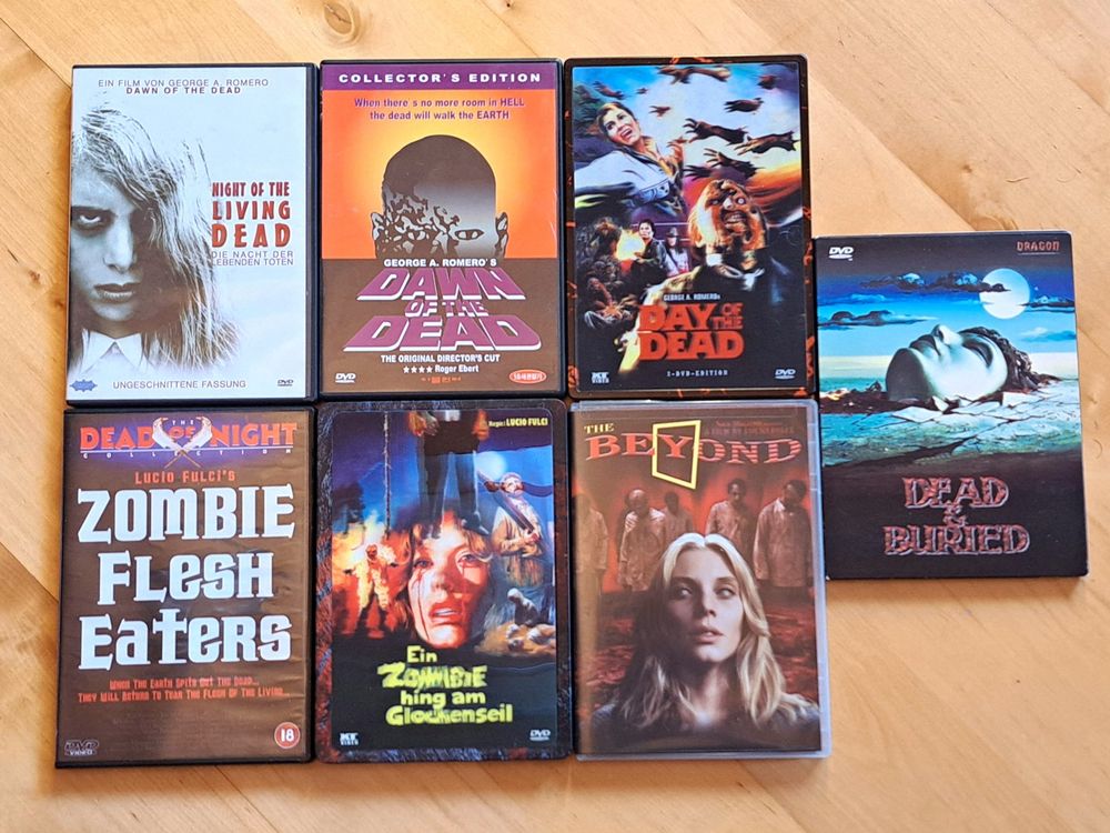 7x Zombie-Klassiker - George Romero - Lucio Fulci - Sherman (Gebraucht ...