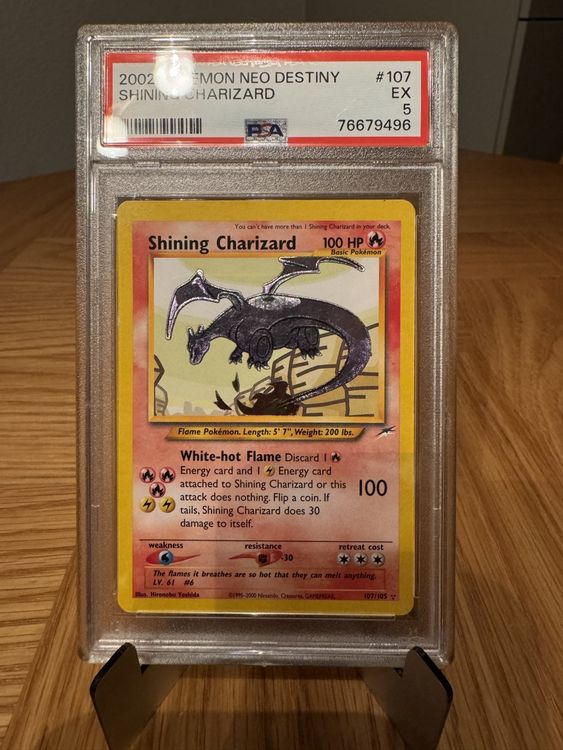 Shining Charizard Neo Destiny PSA 5 (Neu (gemäss Beschreibung)) in ...