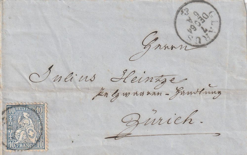 5 antike Briefli mit Sitzende Helvetia | Kaufen auf Ricardo