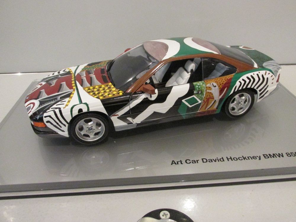 BMW 850CSi David Hockney Art Car 1:18 (Neu (gemäss Beschreibung)) in ...