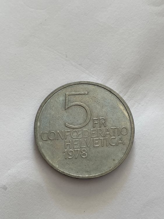 5 Fr Confoederatio Helvetica henry (Gebraucht) in Dübendorf für CHF 4 – mit Lieferung auf ...