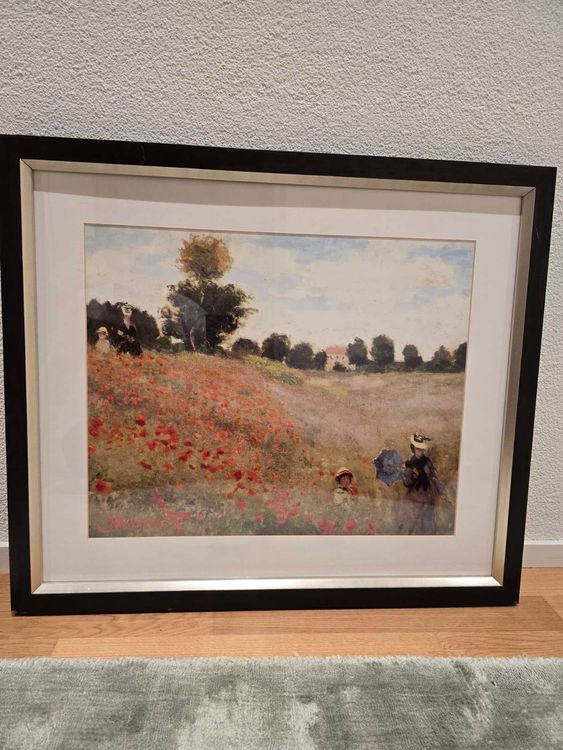 Bild Mohnfeld Argenteuil Claude Monet (Gebraucht) in Weisslingen für CHF 50 – nur Abholung auf ...