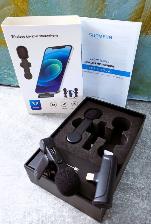 Lavalier Mikrofon Wireless für iPhone | Influencer | Kaufen auf Ricardo