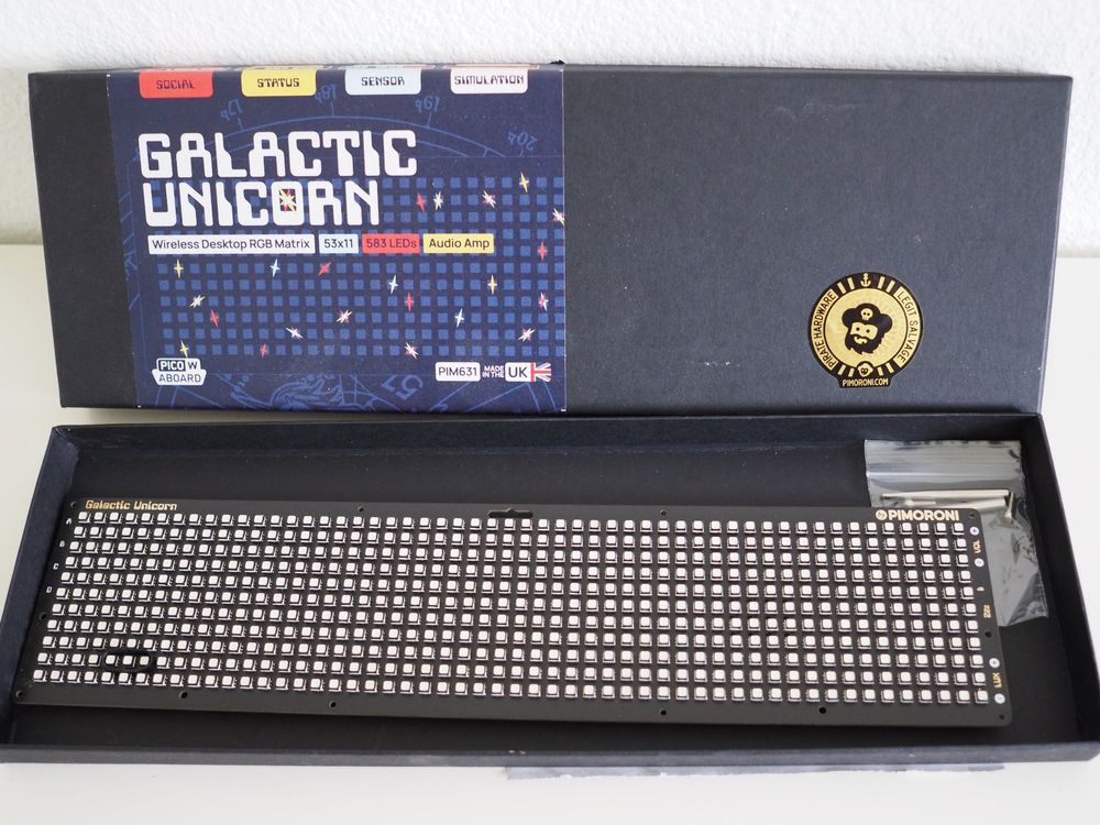 Pimoroni Galactic Unicorn - Pico W Smart LED Matrix (53x11) (Gebraucht) in Spiegel b. Bern für ...