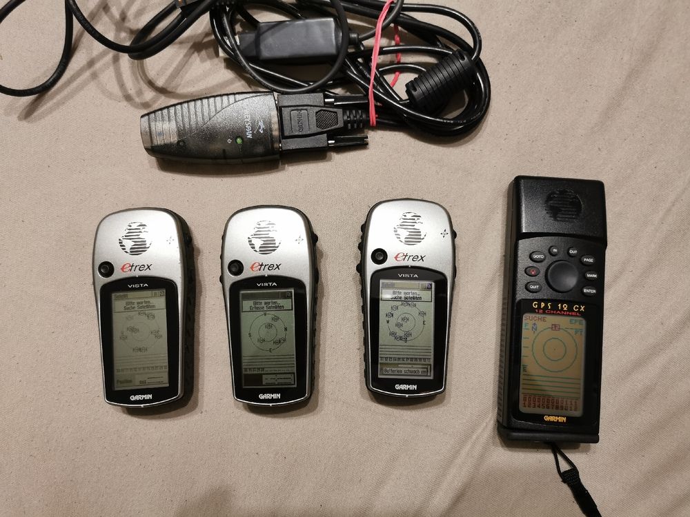 3 Stück Garmin etrex und 1 Stück GPS 12CX (Defekt) in Meiringen für CHF ...