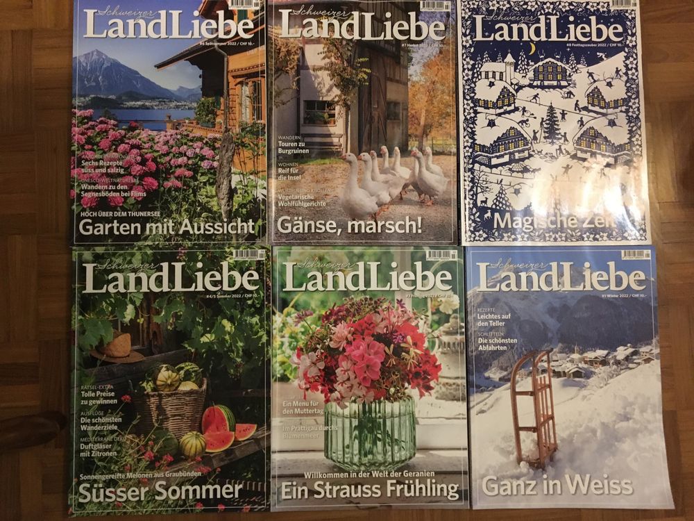 6 Landliebe Magazine 2022 | Kaufen auf Ricardo