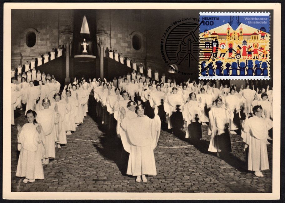 Maximumkarte Welttheater Einsiedeln - Antikes Unikat (Neu (gemäss Beschreibung)) in Dottikon für ...