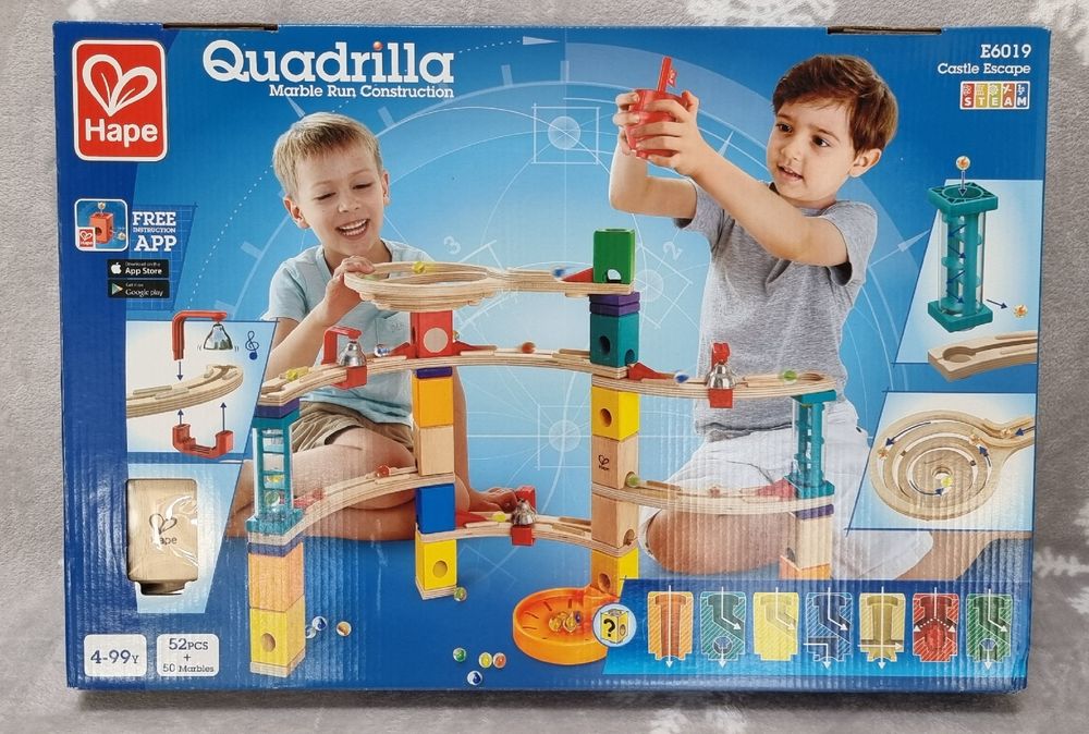 Hape Quadrilla Murmelbahn Castle Escape E6019 (Neu und originalverpackt ...