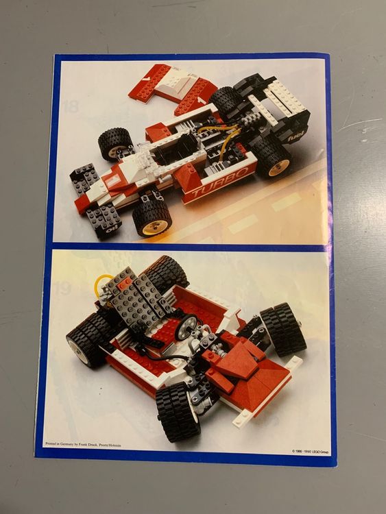 Lego Model Team 5540 Rennwagen +Flugzeug für A + B-Model. (Gebraucht ...