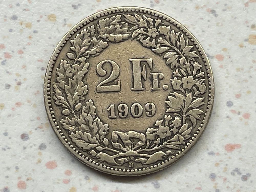 1909 2 Franken sehr rar !!! | Kaufen auf Ricardo