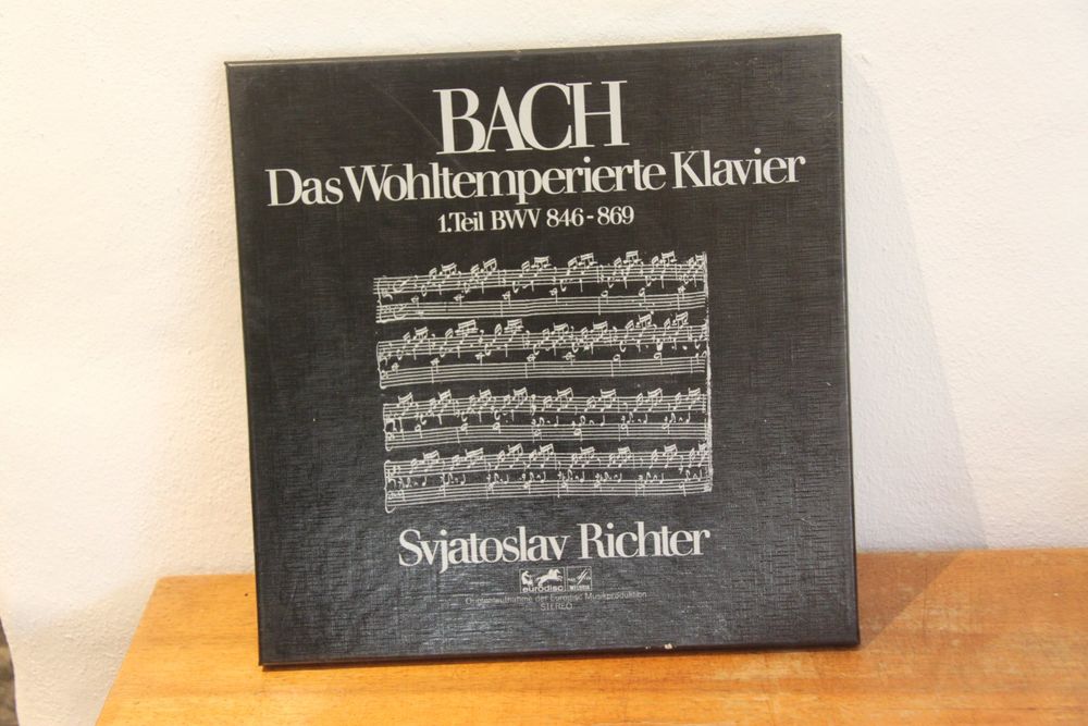 Bach, das wohltemperierte Klavier Teil 1&2 , 2x 3LP Box | Kaufen auf Ricardo