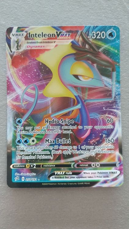 Carte Pokemon Inteleon VMAX | Kaufen auf Ricardo