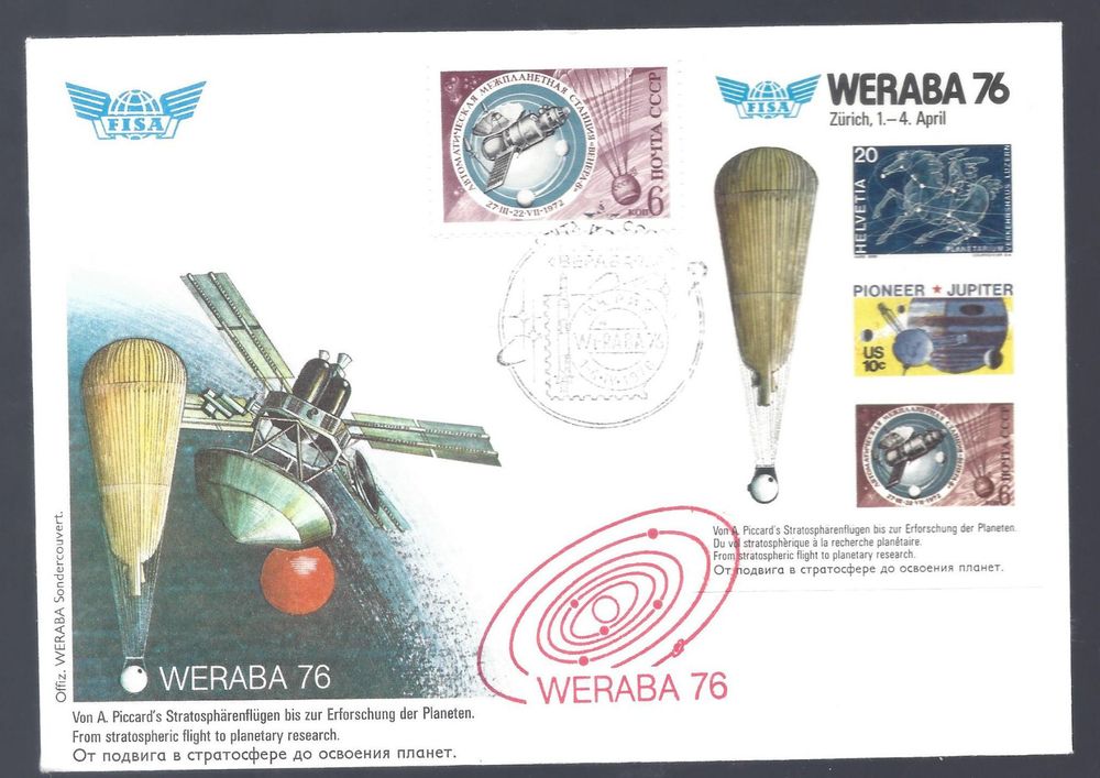 CCCP Brief Zürich WERABA 76 (Neu (gemäss Beschreibung)) in Les Valettes ...