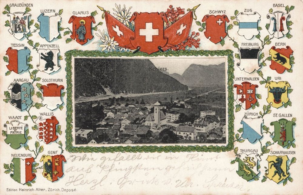 Schiers, Prägerand mit Schweizer Wappen (Gebraucht) in Bronschhofen für CHF 15 – mit Lieferung ...