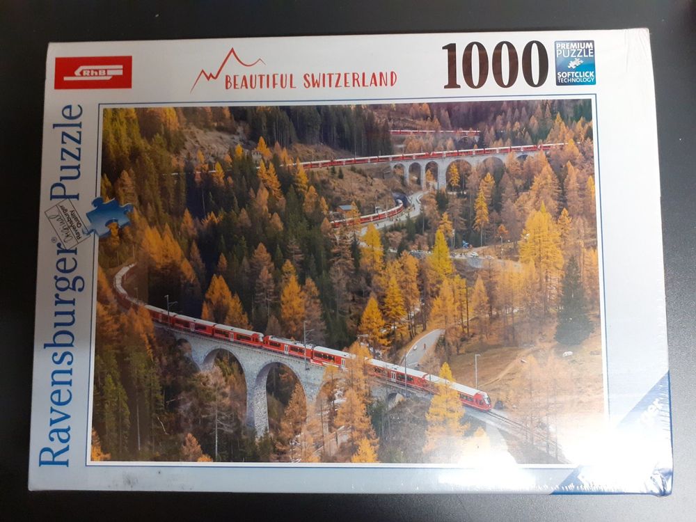 RhB Weltrekord Puzzle Ravensburger 1000 er (Neu und originalverpackt) in Niederwil AG für CHF 21 ...