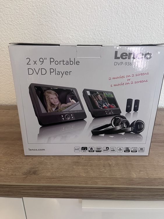 Lenco DVP-938, 2x9" Portable DVD Player, Neuwertig (Gebraucht) in Elsau ...