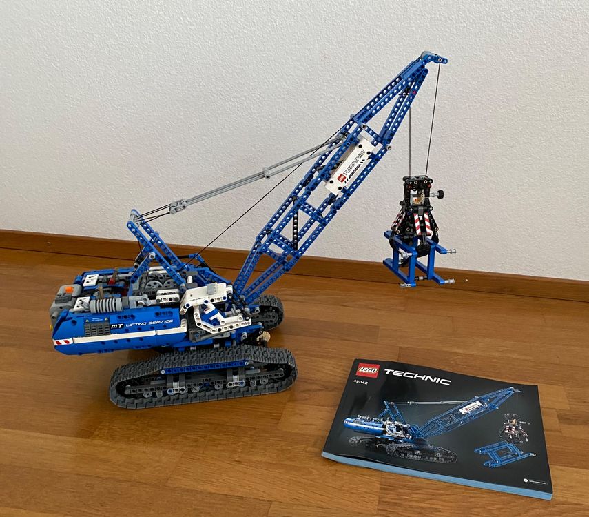 LEGO Technic Kran 42042 Seilkran Crawler Crane kpl. +OBA (Gebraucht) in ...