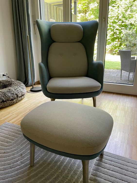 Fritz Hansen Sessel Ro mit Hocker (Gebraucht) in für CHF 200 – nur Abholung auf Ricardo kaufen