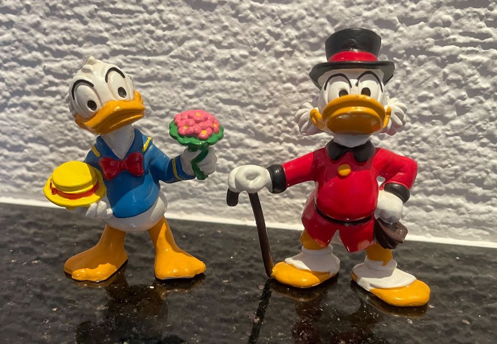 Donald Duck & Onkel Dagobert, Original Bully Schleich, 1984 | Kaufen auf Ricardo