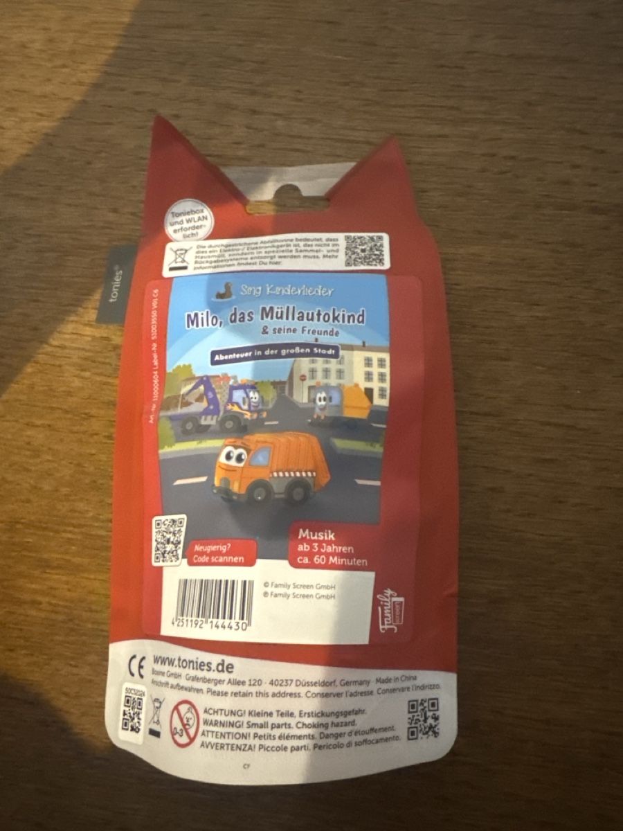 Tonies Hörfigur: Milo das Müllauto - Neu & Originalverpackt! (Neu und ...