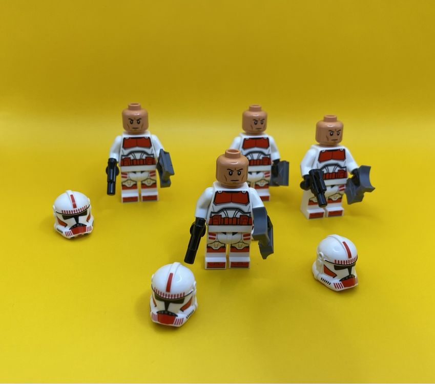 4x Lego Star Wars Clone Shock Trooper sw1305 Minifigur neu (Neu (gemäss ...